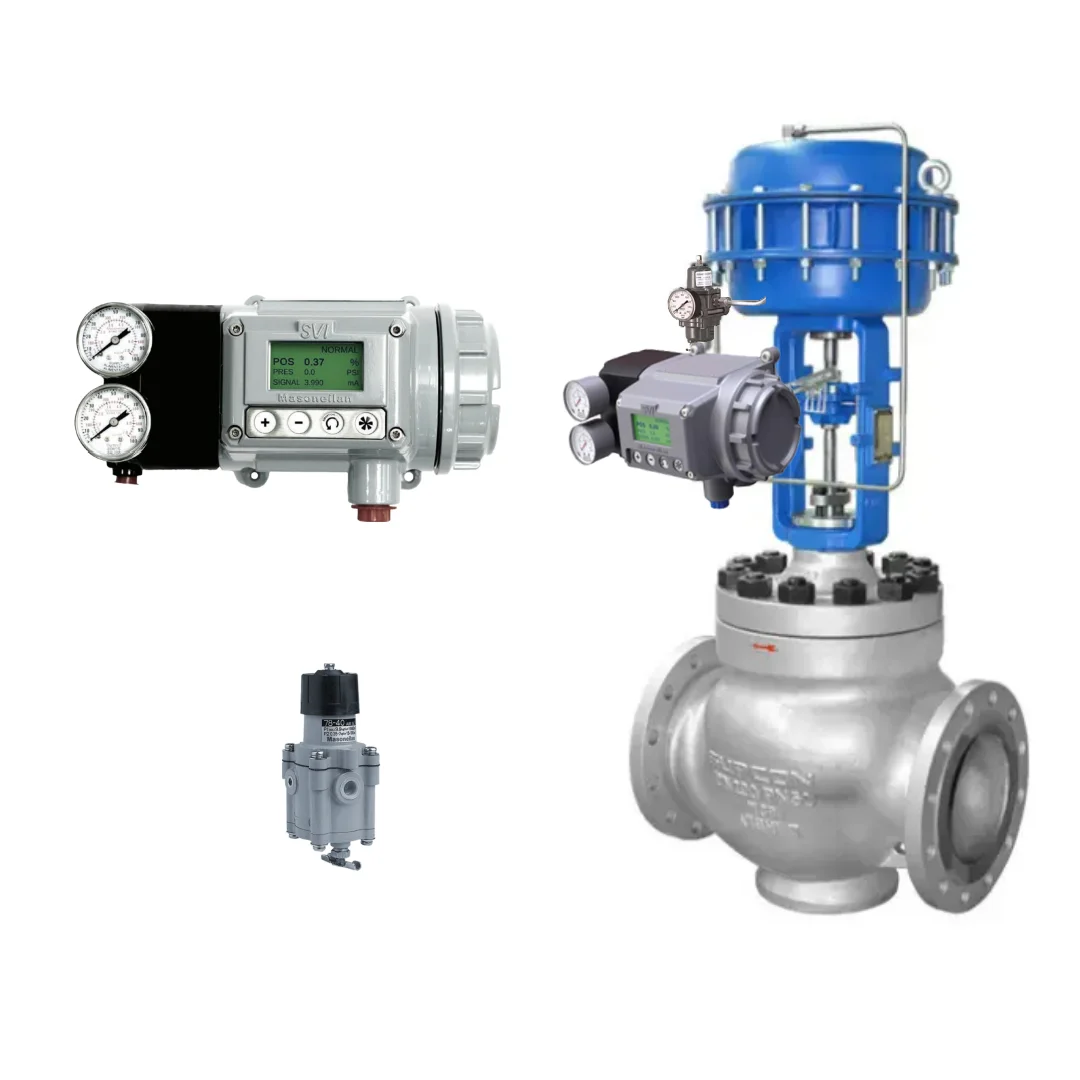 Chinese Control Valve with Masoneilan SVI3-21111212 Valve Controller ...