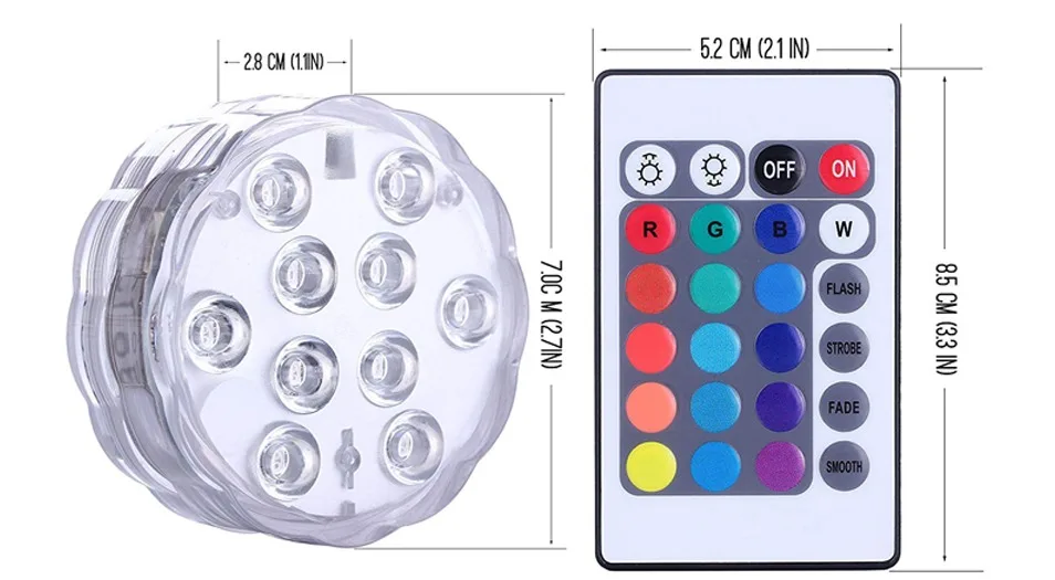 Colorful Remote Control Shisha Hookah Led Light Base For Events Party ...