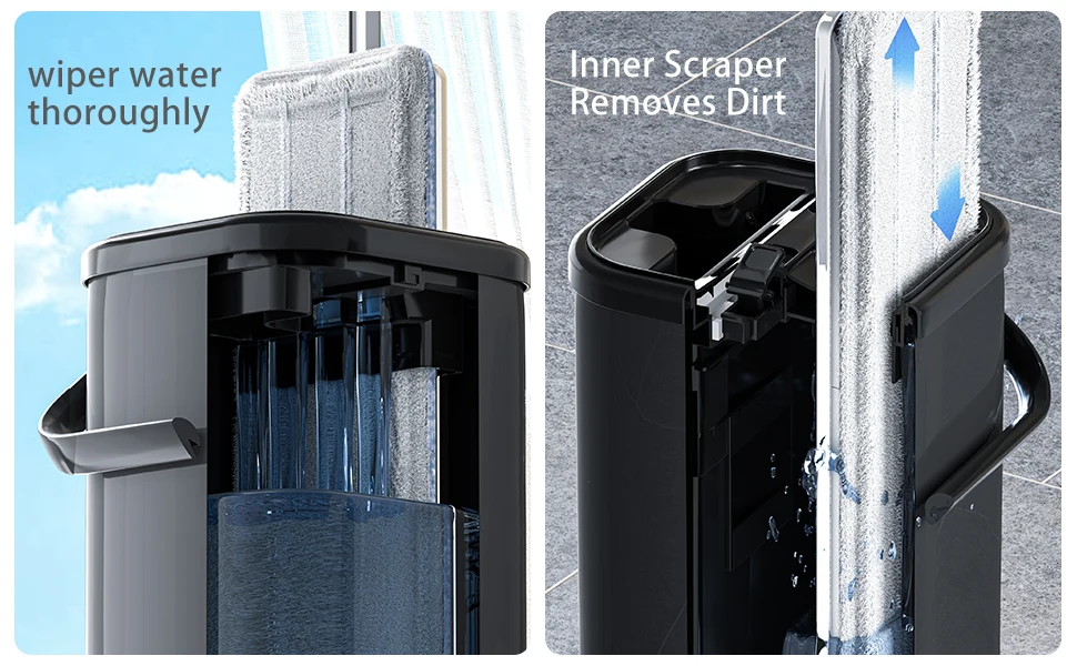 Spin Cleaning Mop - Efficient and Durable Self-Wringing Mop