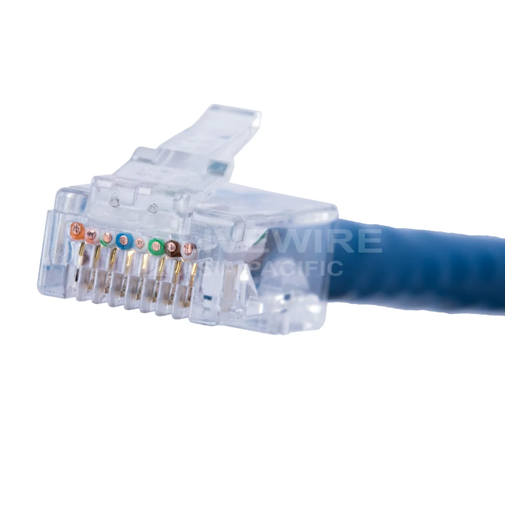Cat6 Rj45 Connector Pass Through Utp Unshielded Modular Plug - Buy Rj45 ...