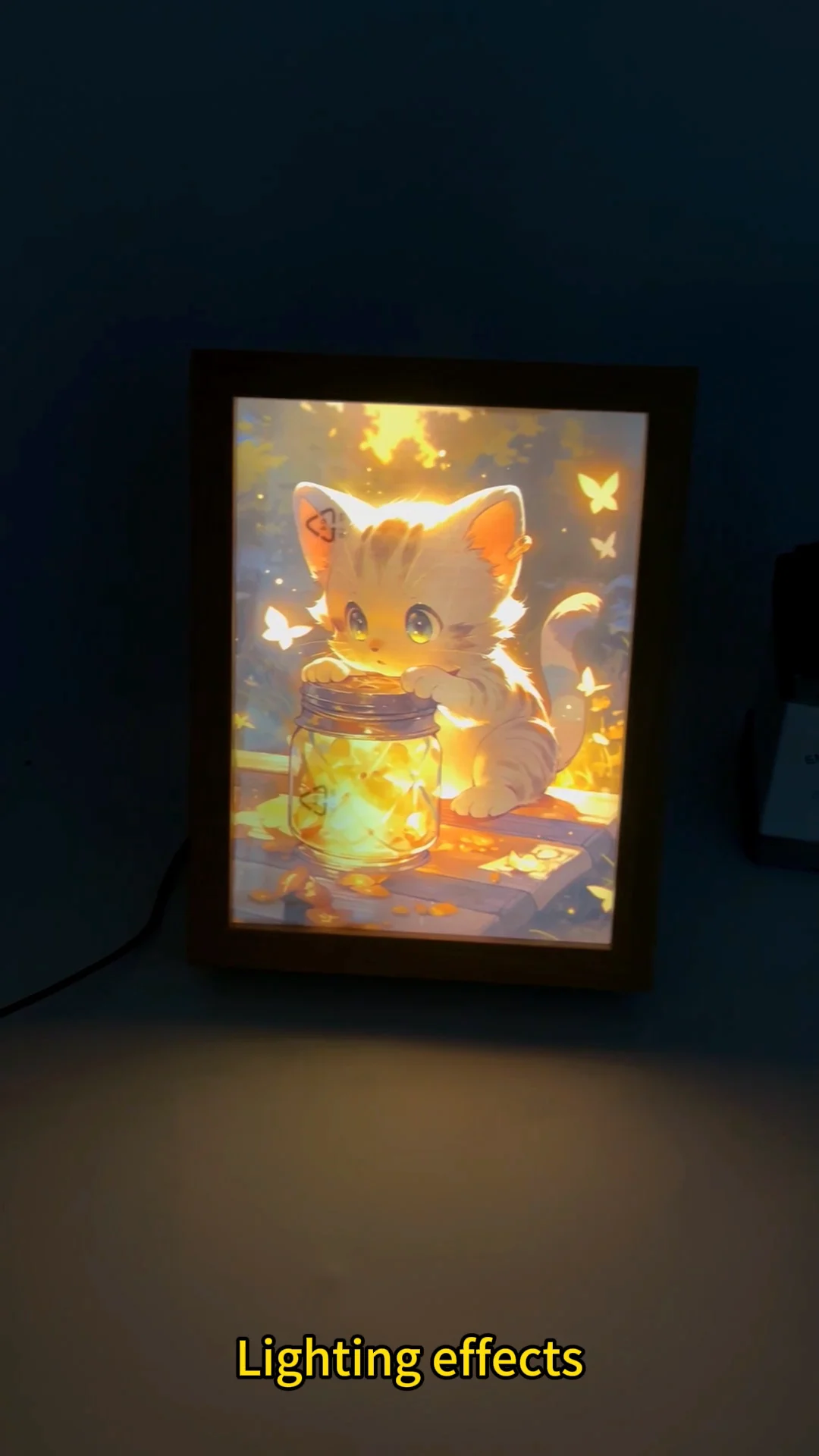 Customize 3d Creatives Acrylic Board Night Light Led Art Frame Lamp ...