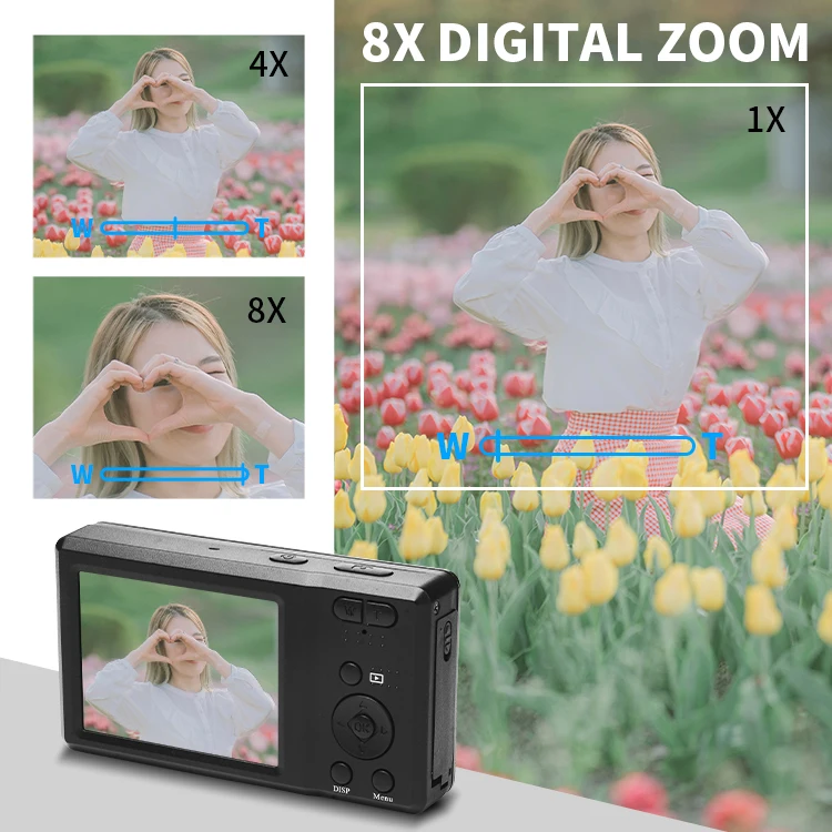20X Digital Zoom FHD 1080P AF Compact Camera for Teens