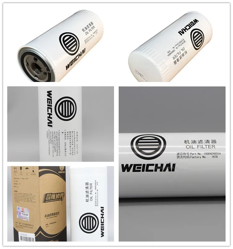 WEICHAI-filtro de aceite de motor, 1000942192| Alibaba.com