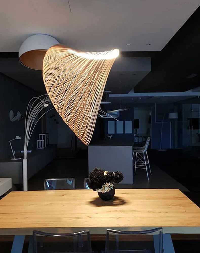 Japanese Cafe Lamp Led Pendant Lights Decoration Restaurant Chandelier ...