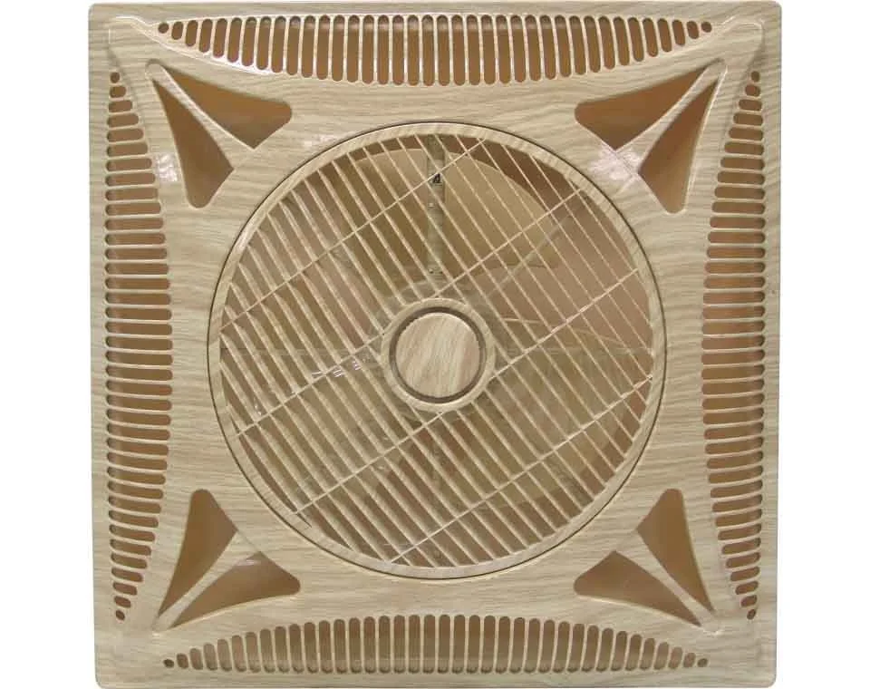 60*60cm Ceiling Mounted Fan With Remote Control Full Abs Square Ceiling ...