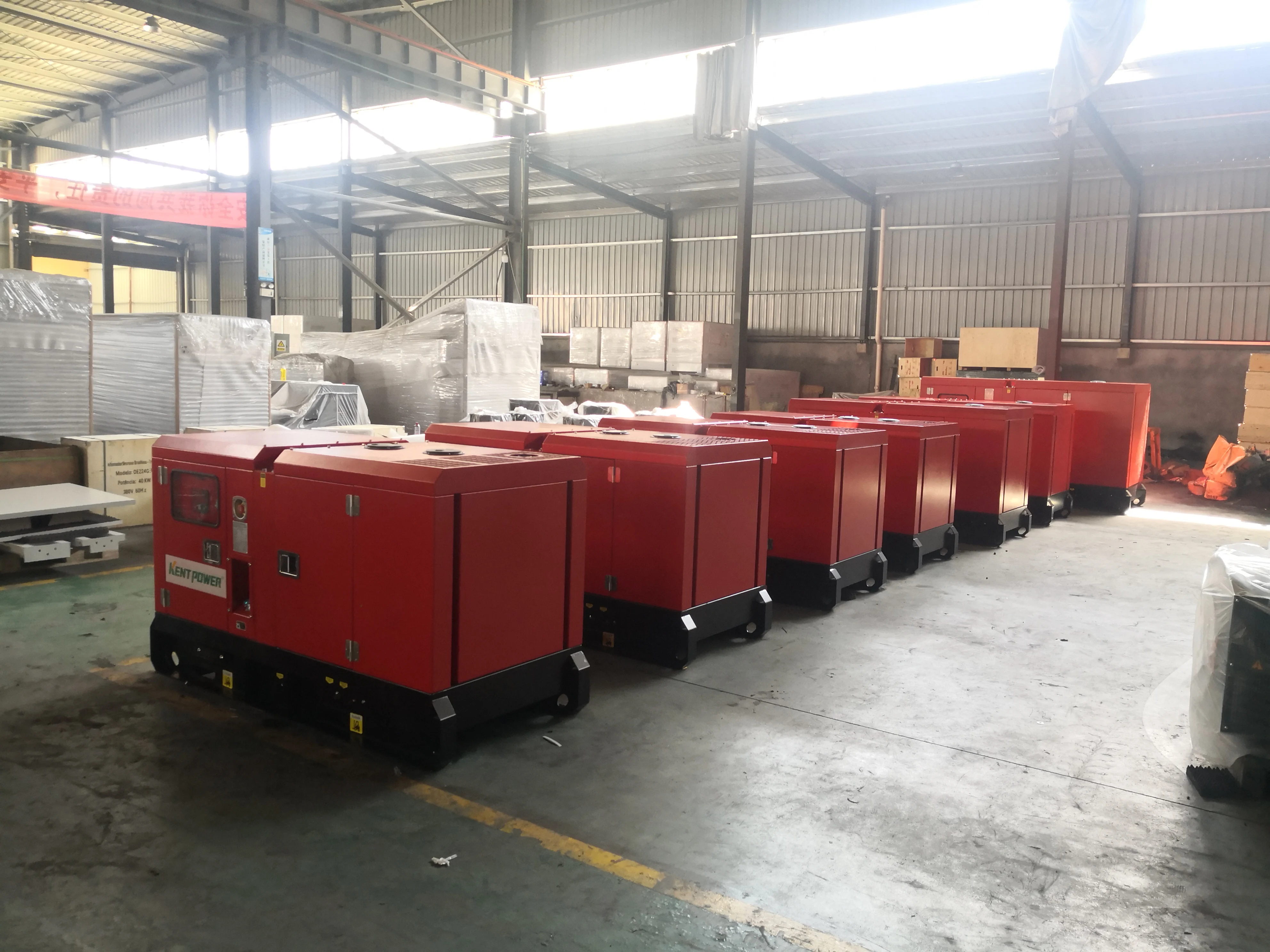 20 Ft Canopy Diesel Generator 1000kw Engine Kta38-g9 Silent Power Plant ...