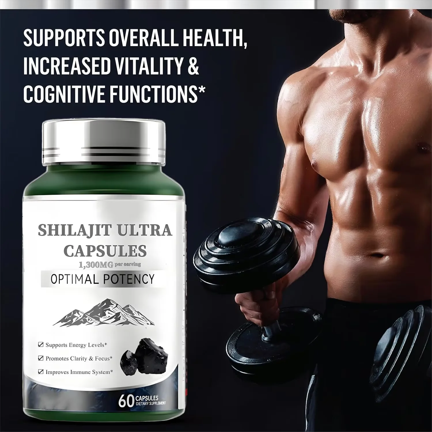 Ultra Shilajit Capsules Pure Himalayan Shilajit with Fulvic Acid ...