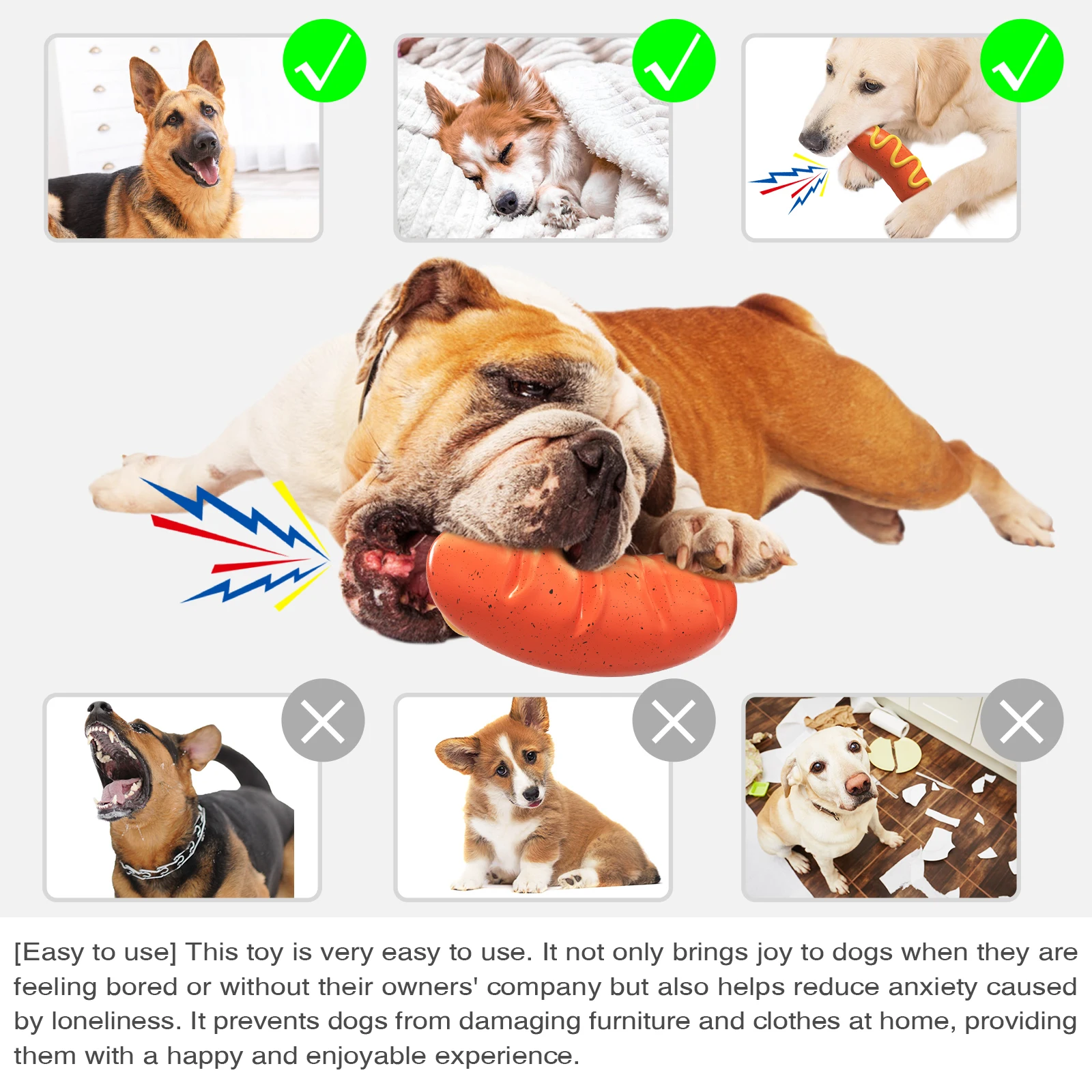 Best Seller Pet Products TPR Squeaky Pet Sound Toy Dog Bite Glue Tooth ...