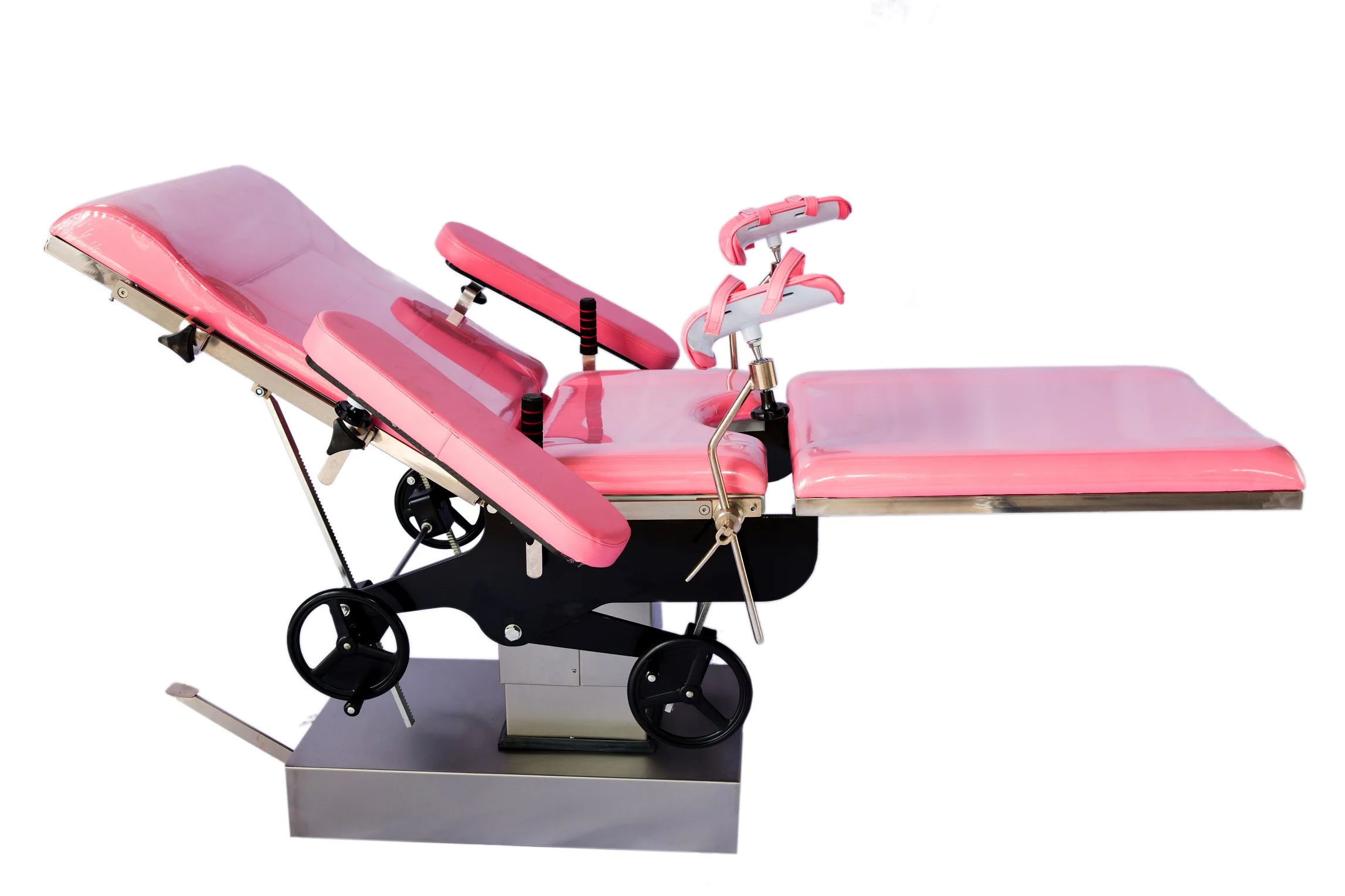 Stainless Steel Manual Maternity Delivery Bed - Hydraulic Gynecological ...
