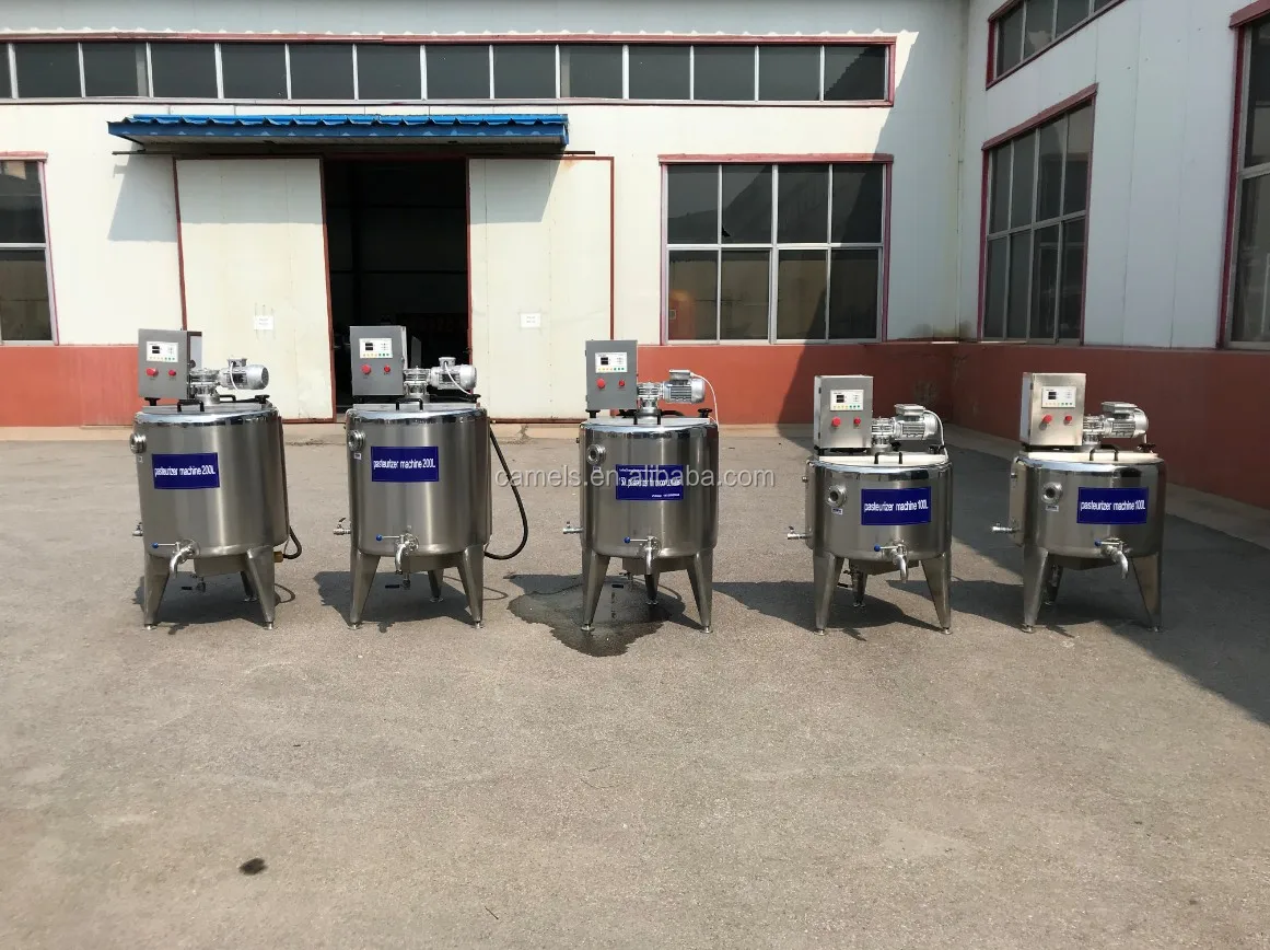 100l Milk Pasteurization Machine Milk Cooling Tank And Pasteurizer ...