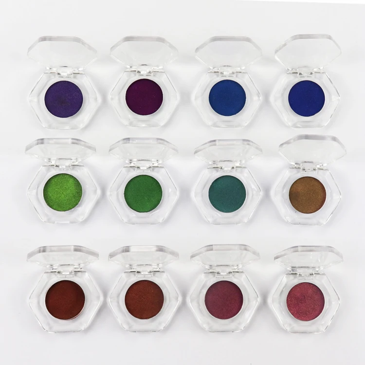 Multichrome Eyeshadow Pressed Duochrome Eyeshadow Pigment Pallets ...