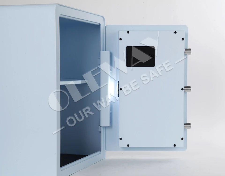 Laser Cutting Framework New Design Smart Safe Box Colorful Biometric ...