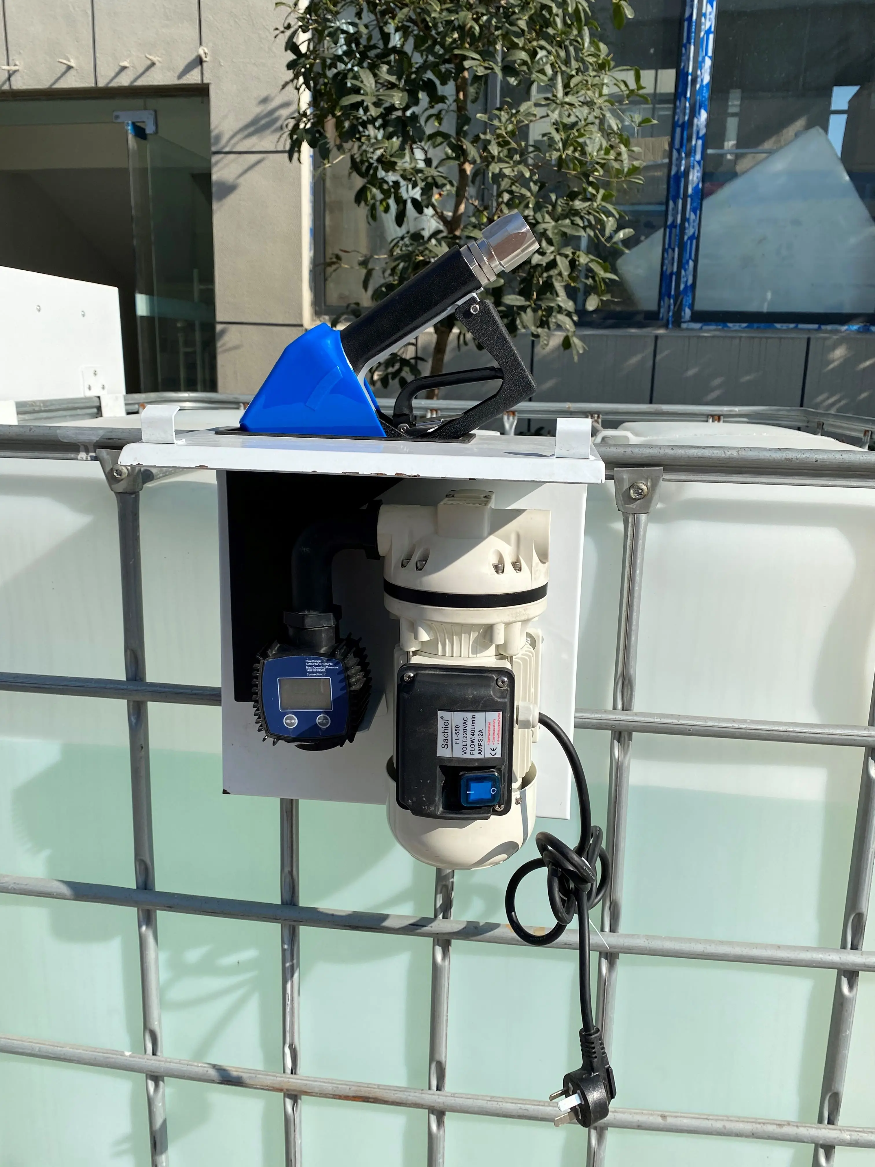 Portable Simple K24 Flow Meter Ibc Tank Pump Kit Def Dispenser Transfer ...