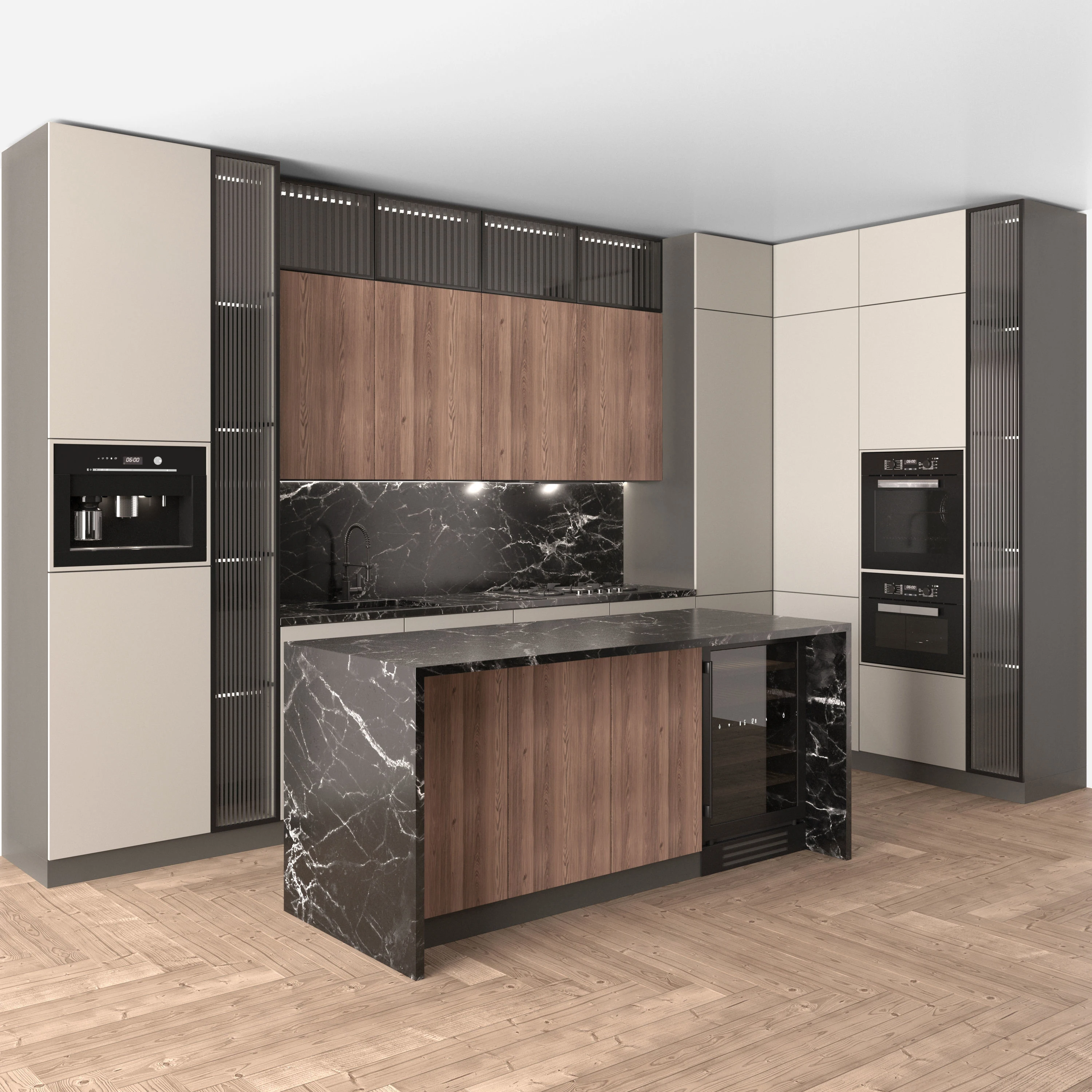 PA Units Set Modern Designs Cabinet Lacquer Painting Kitchen Cabinets ...
