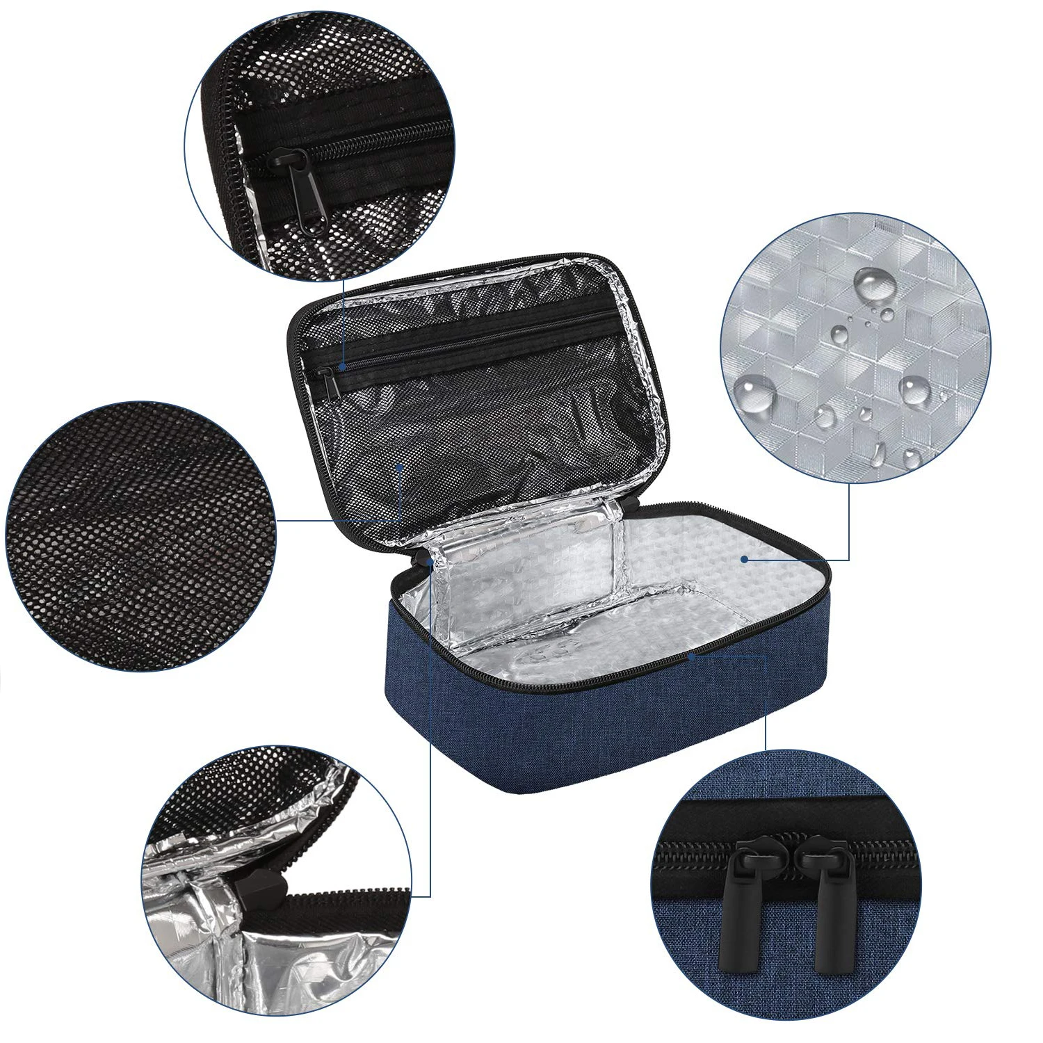 Custom Small Office Work Lunch Cooler Bag Insulated Lunch Box Mini ...