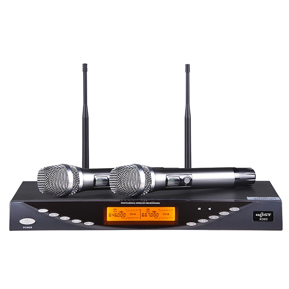 Wholesale Wireless Handheld Microphone One Mainframe With Two ...