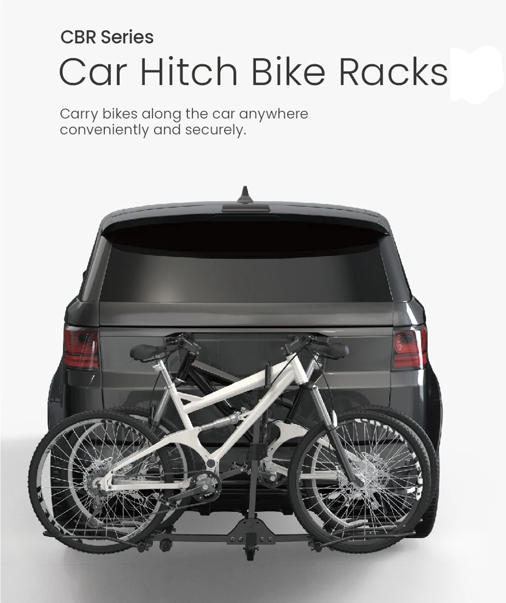 CBR-603 Car Trunk Bike Rack - Secure 3 Bikes on Your Journey