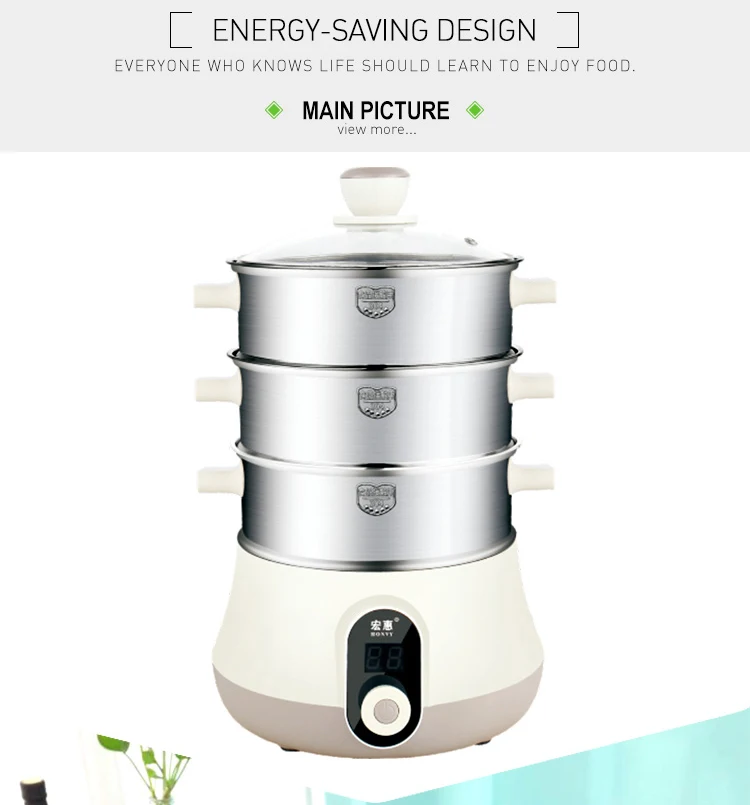 Multifunctional 3 Layer Multi Steam Cooker Sus Steamer Rice Corn ...