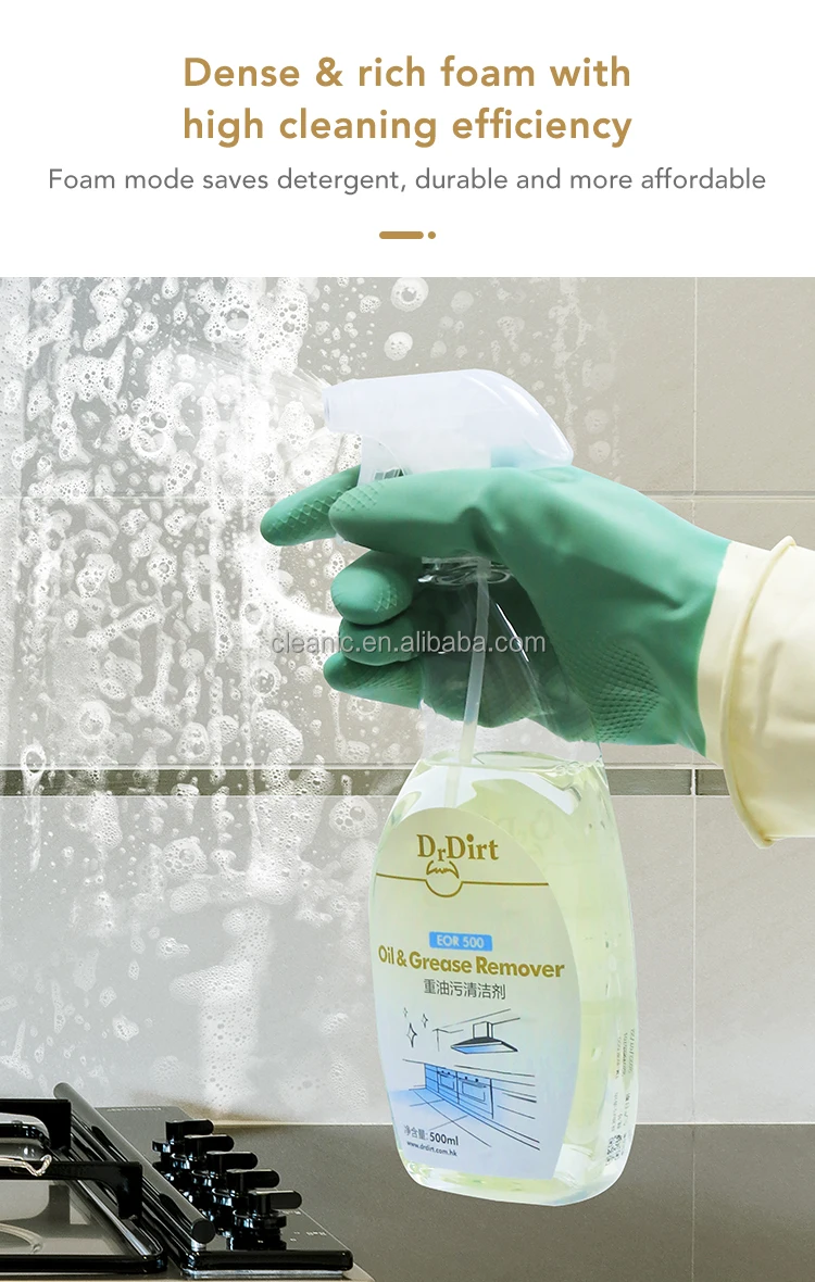 Effective Kitchen Grease Remover - Dr.dirt Cleaner Spray