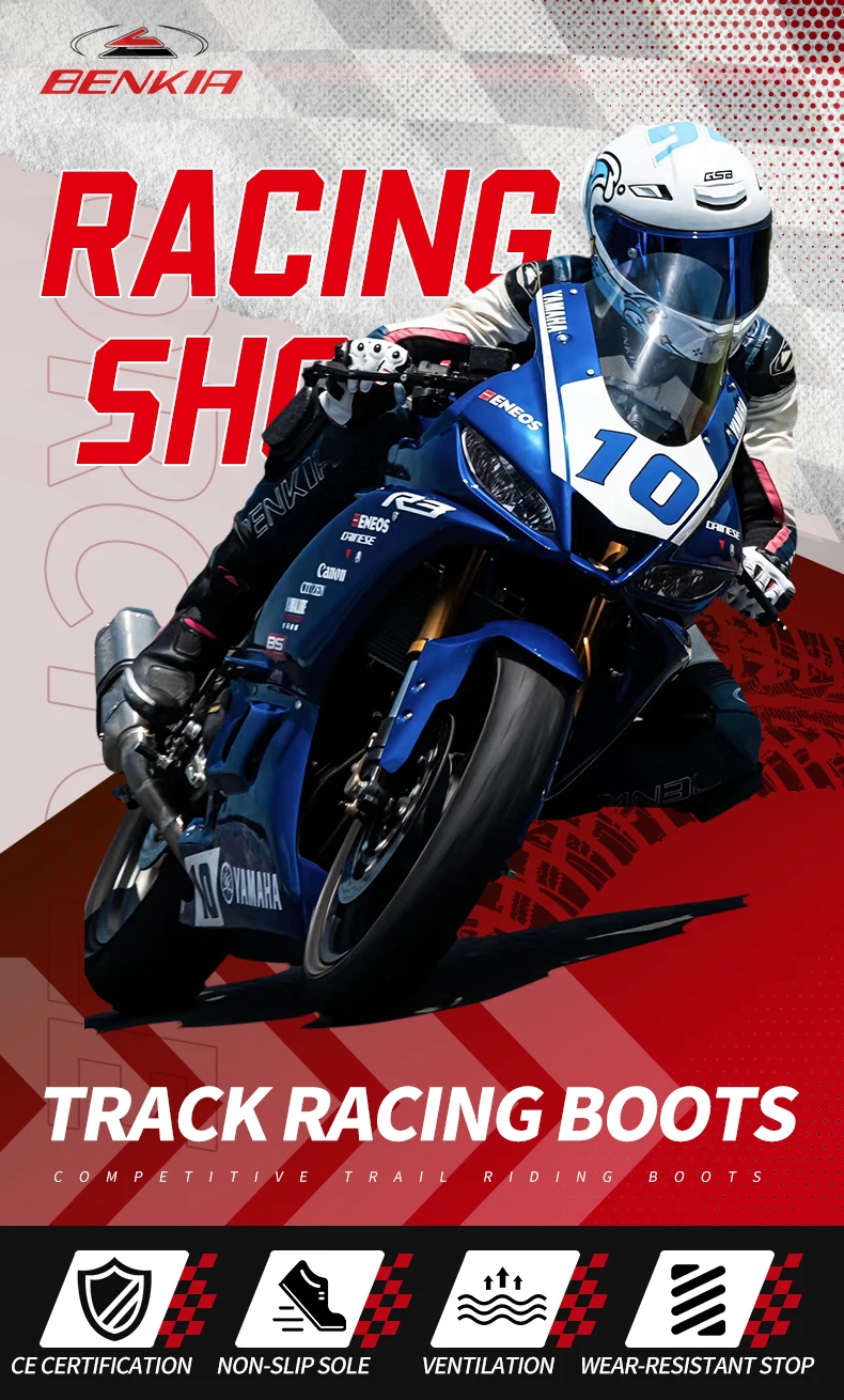 Wholesale Off-road Competitive Boots Motorcycle Race Touring Riding ...