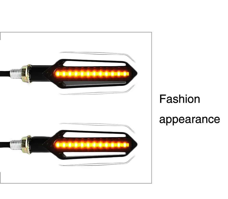 Red Yellow White Flowing Flashing Running Dynamic Led Brake Tail Light ...