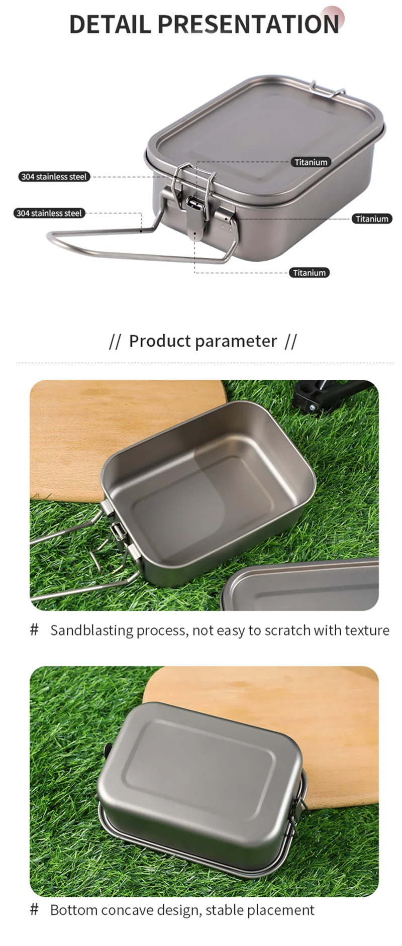 Bpa Free Rectangular School Office Sandwich Snack Container Snack ...