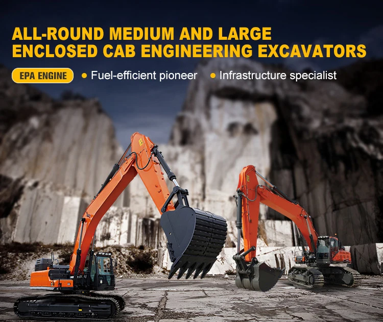 Free Shipping Hydraulic Diggers - 6 Ton to 50 Ton Excavators
