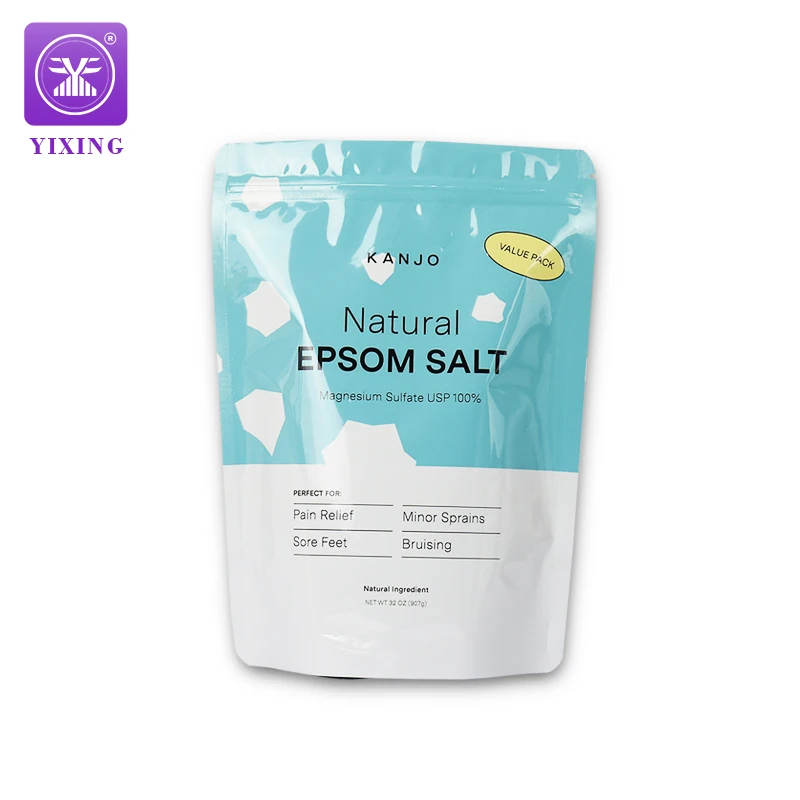 Yixing Custom Packaging Bags Spa Calming Bath Natural Epsom Salt Bath ...