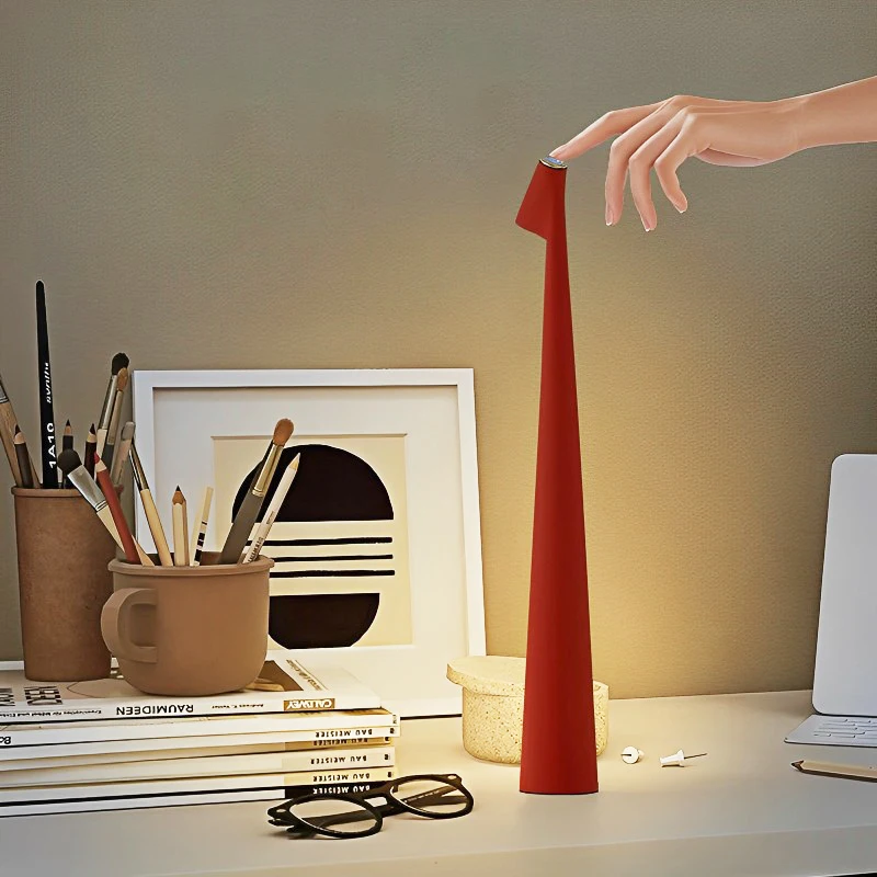 Portable Rechargeable Cordless Table Lamp Battery European Home Decor ...