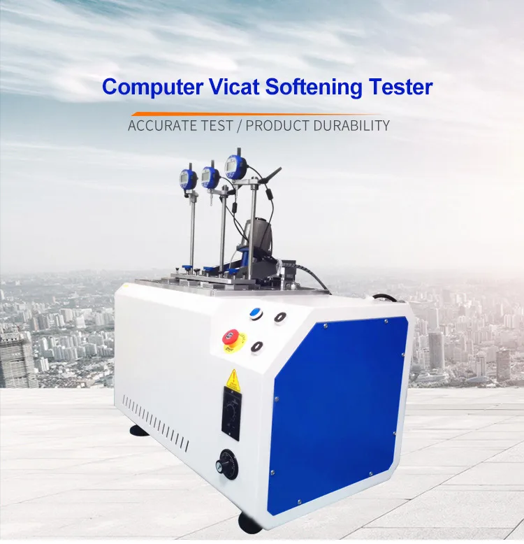 ASTM D648 Temperature Deflection Vicat Softening Test Apparatus