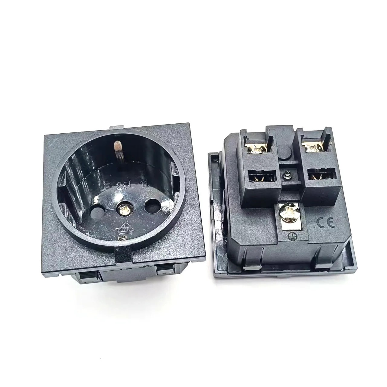 European Standard Ac Power Socket German French Schuko Socket Outlet ...
