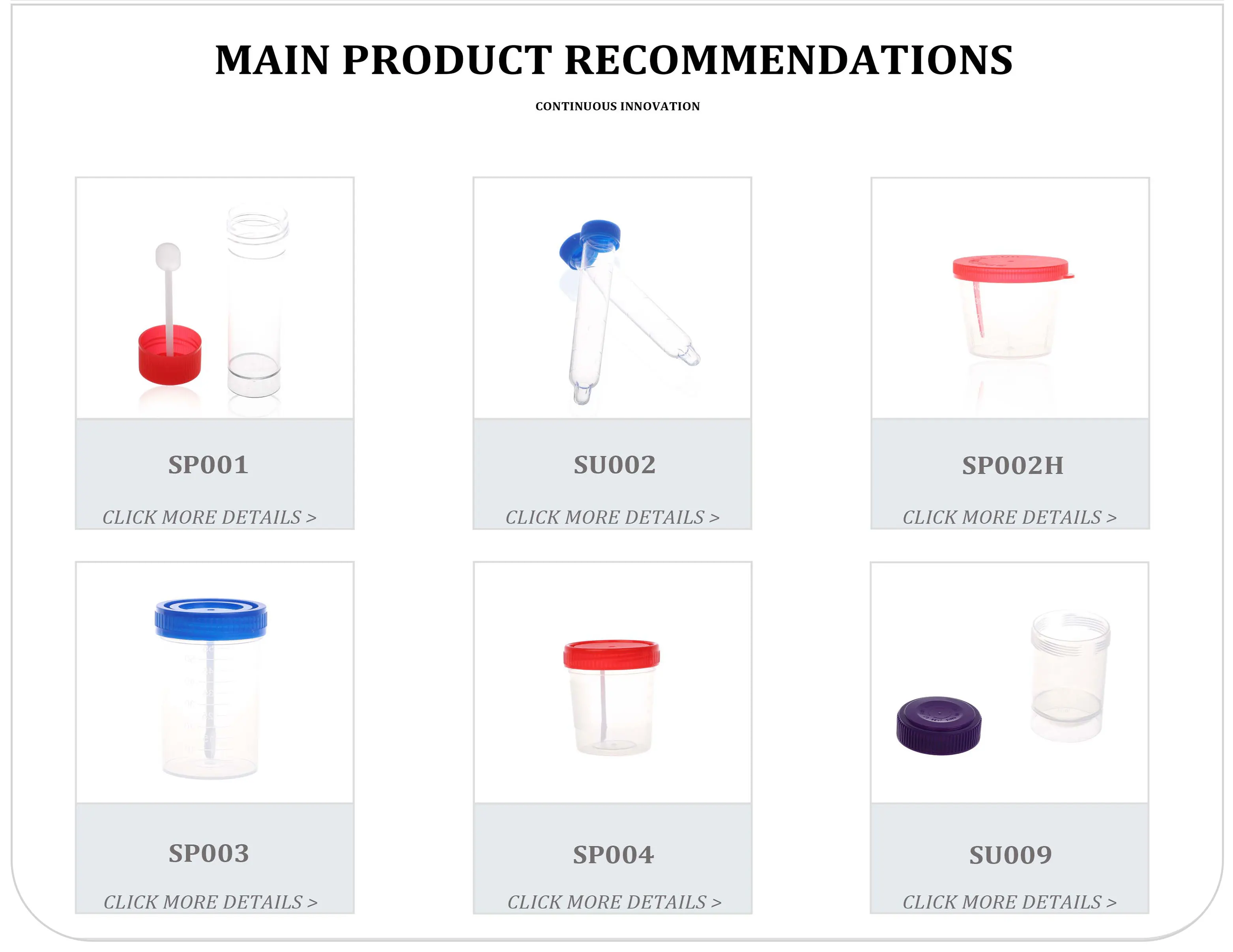 Fanen Fecal Container with Spoon - 30ml & 40ml Capacity