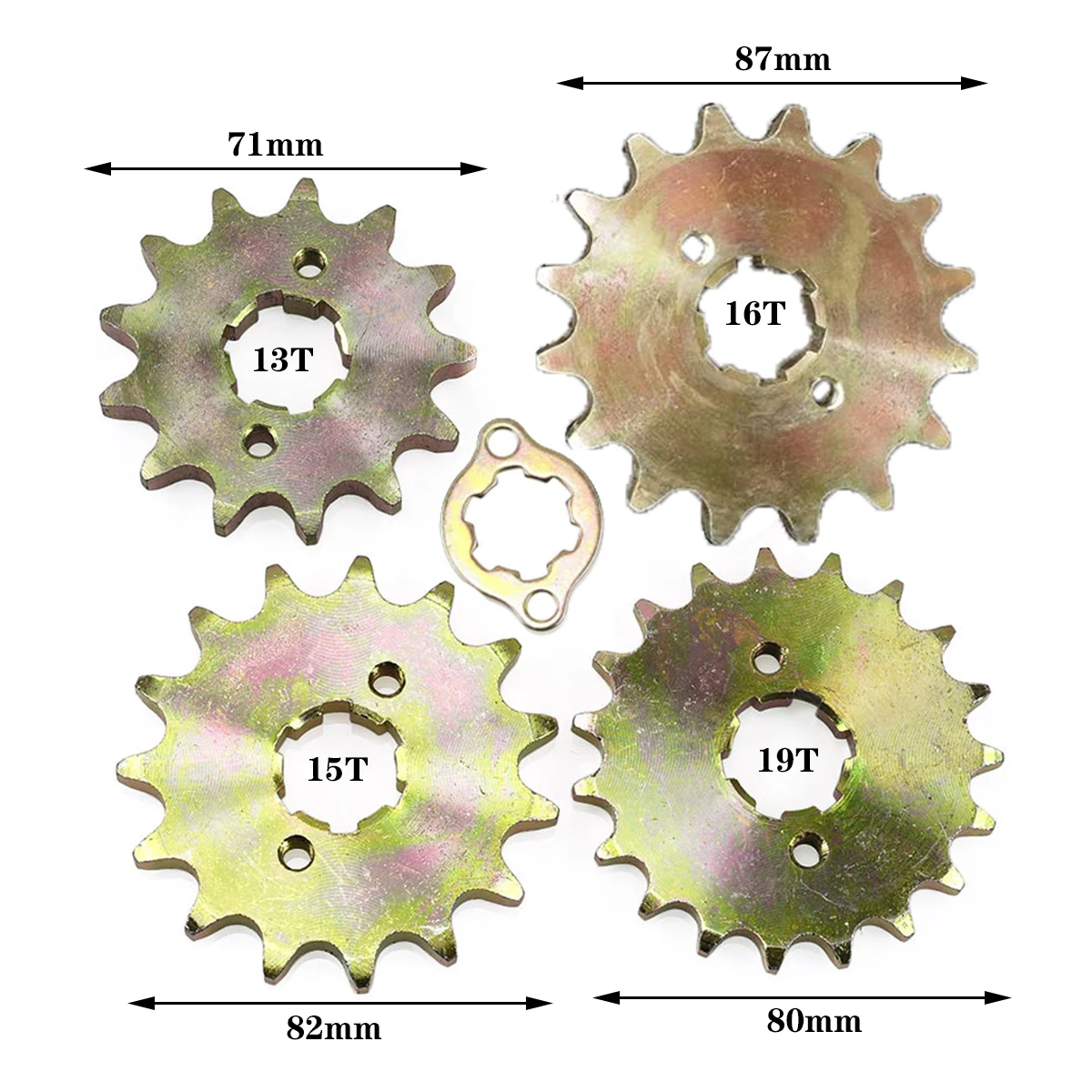 Atv Utv Quad Buggy Gy6 250cc 150cc 200cc Sprocket 13t 16t 19t 15t 25mm ...