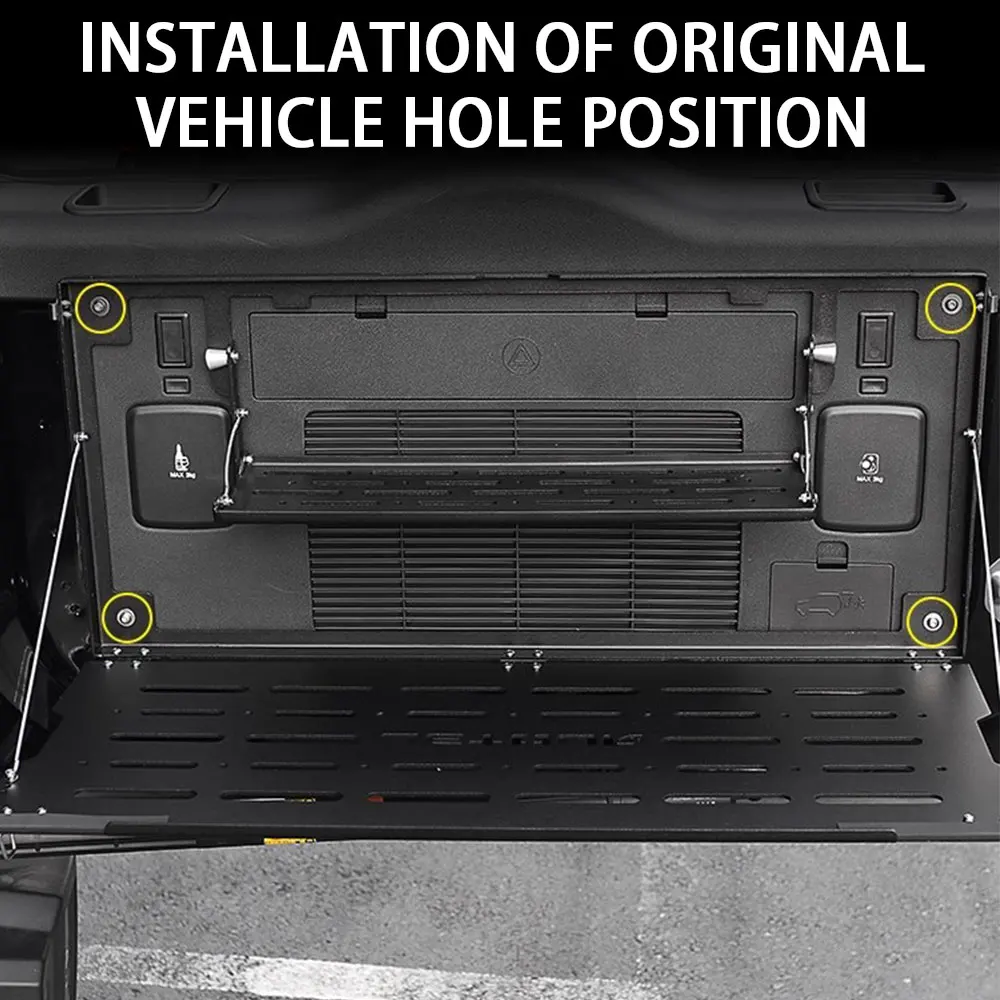 Alloy Tailgate Table for Jetour Traveller T2 2023-2024