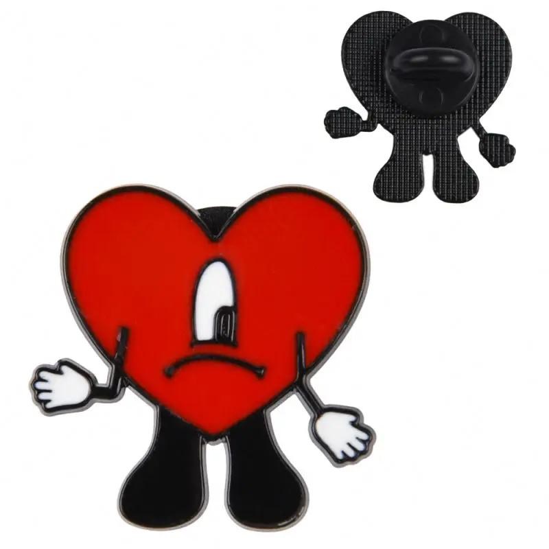 Wholesale Cheap Metal Black Nickel Plated Bad Bunny Badge Bad Bunny ...