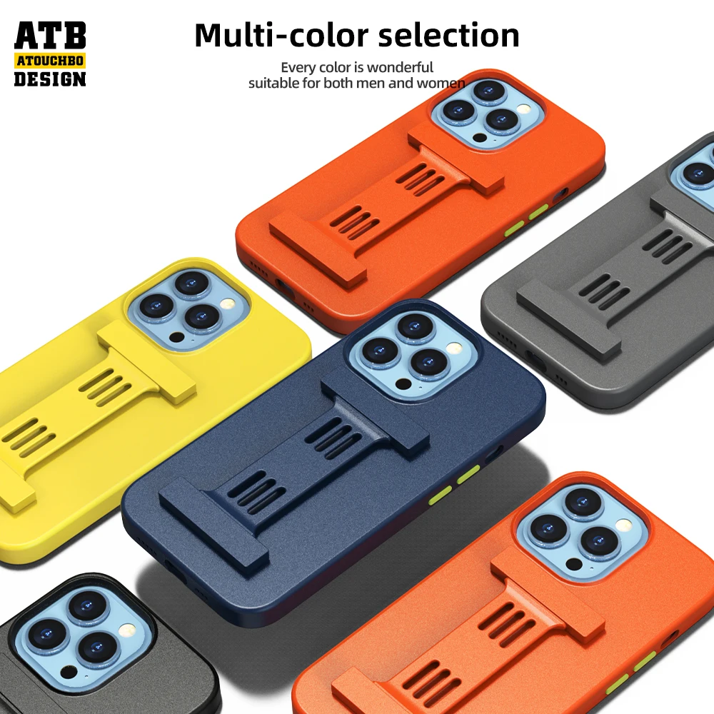 Atouchbo Magnetic Stand Bracket Shockproof Silicone Phone Case For ...