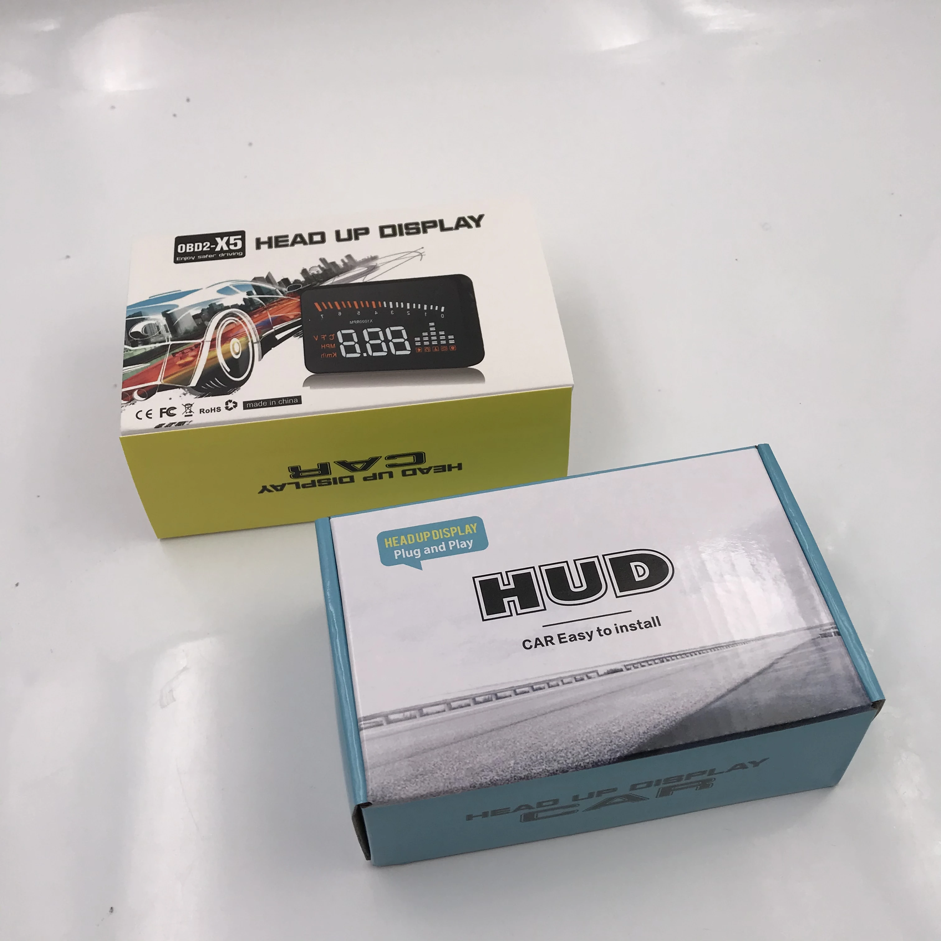 3 Inch Head up Display X5 - Safe Driving & OBD2 Integration