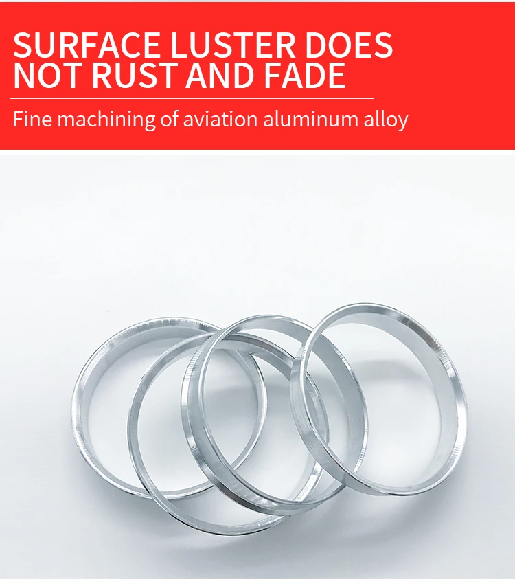 Wheel Hub Center Rings Od 56.1 To 60.1 Aluminum Alloy Wheel Spacer Hub ...