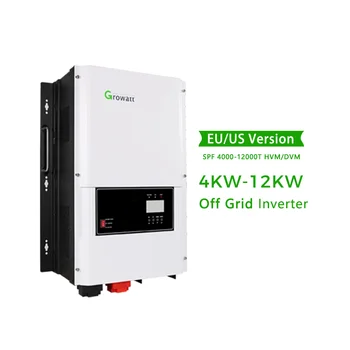 5kw 8kw 10kw 12kw Growatt Solar Inverter Spf 4000-12000t Dvm Growatt Split Phase Off Grid ...