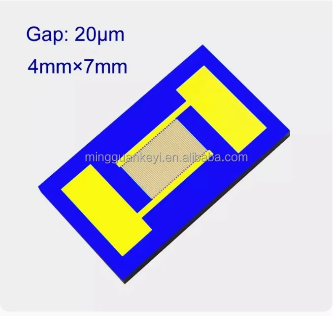High Precision Optoelectronic Detection MEMS 20um Interfinger Electrode ...