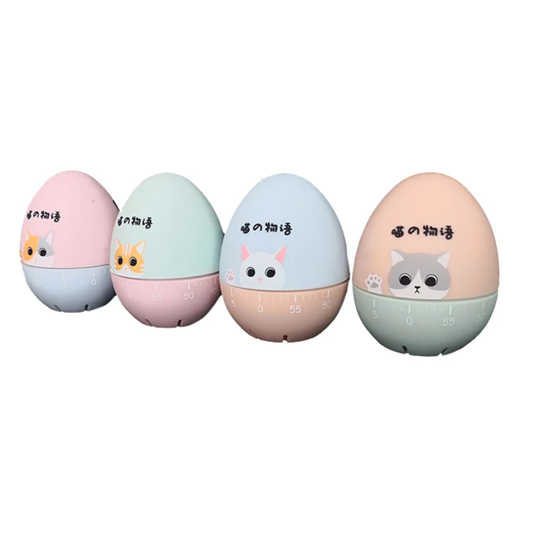 Custom Logo Mechanical Stainless Steel Wooden Kitchen Egg Timer With ...