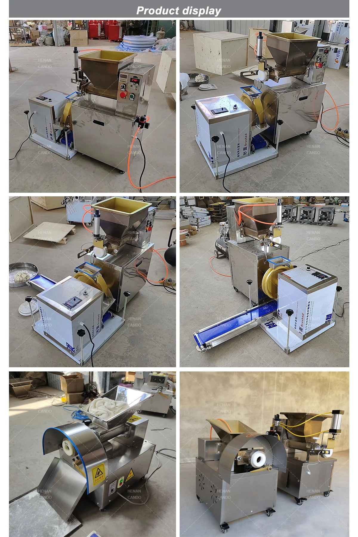 Automatic Dough Ball Rolling Rounding Machine Dough Rolling Former ...