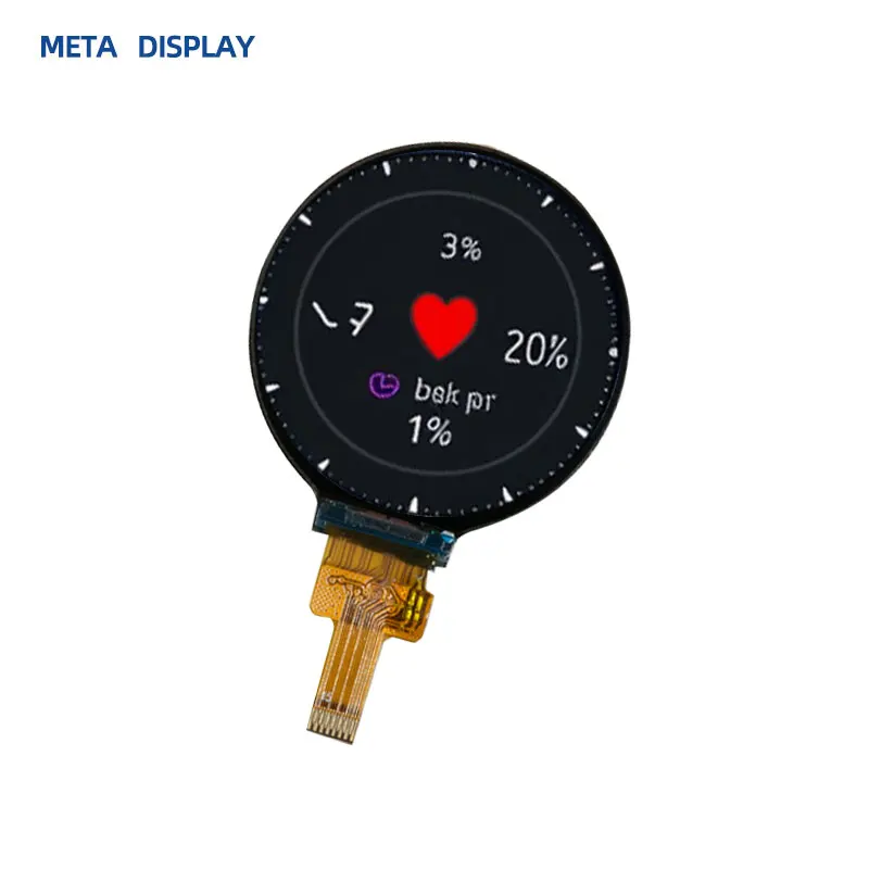 1.3 Inch Circular LCD Display 320x320 High Brightness MIPI Round LCD ...