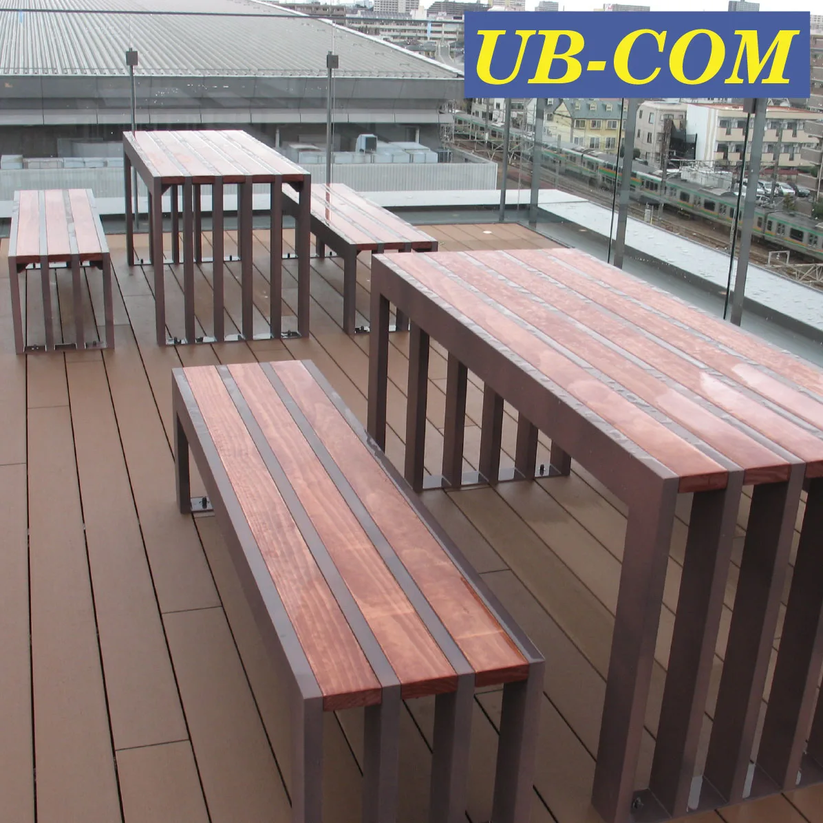 Rot Resistant High Durability Ub-awn173 Garden Outdoor Solid Wood Table ...