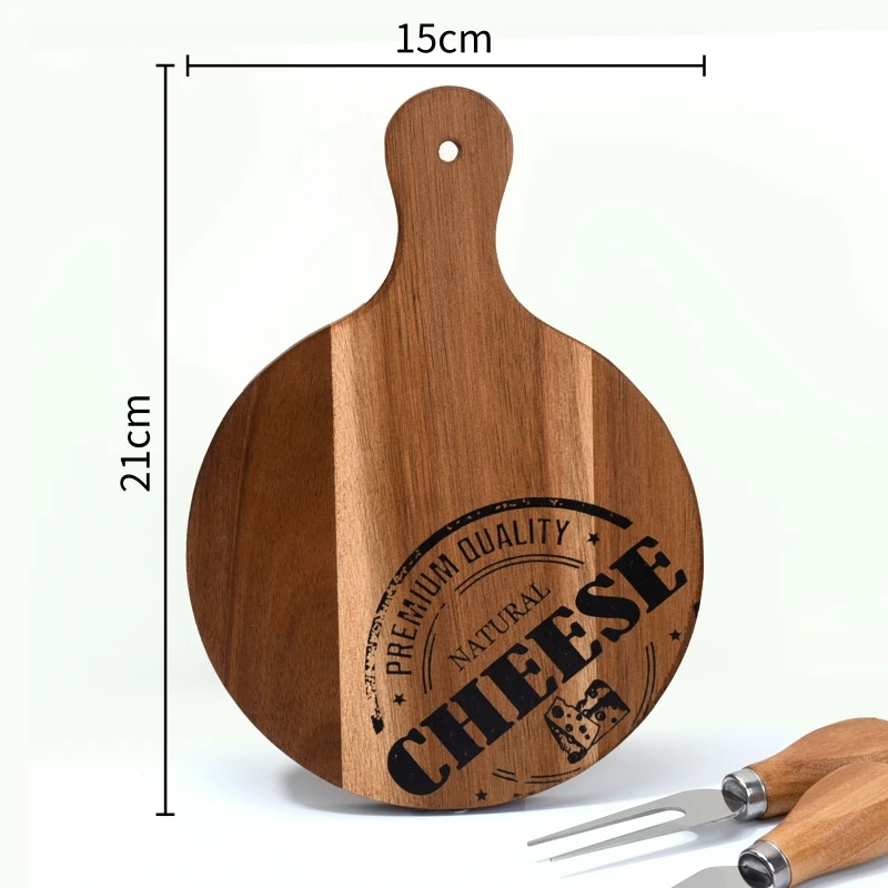 Mini Small Acacia Charcuterie Cheese Chopping Board Set with Holder ...