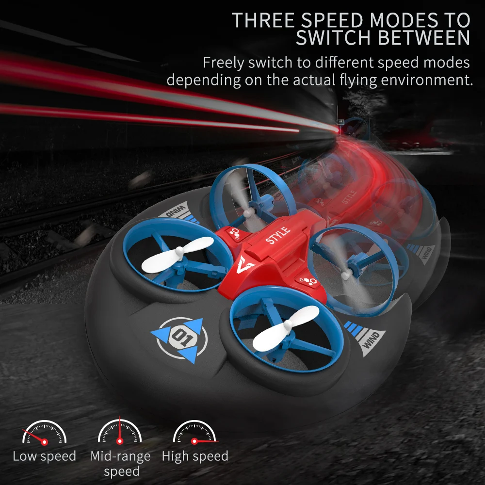 Alibaba.com: JJRC H101 3-in-1 amphibious RC drone with altitude hold ...