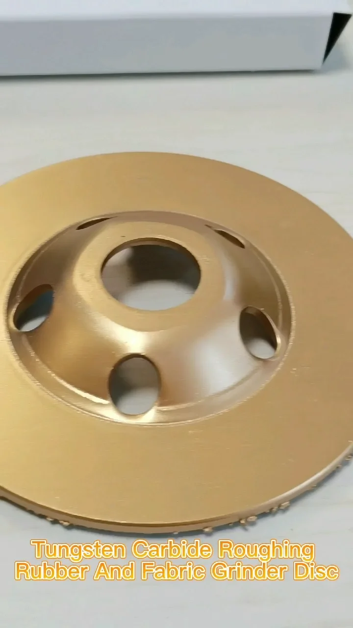 Tungsten Carbide Buffing Grinding Discs For Roughing Rubber And Fabric ...