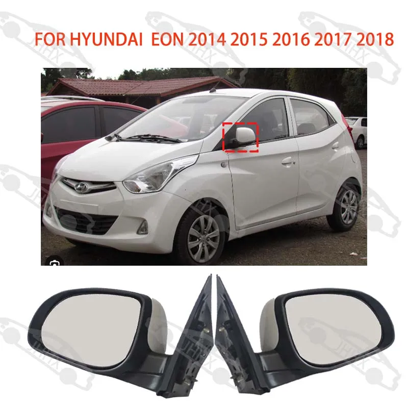 Outer car rearview side mirror for HYUNDAI EON 2014 2015 2016 base color car rearview side mirror