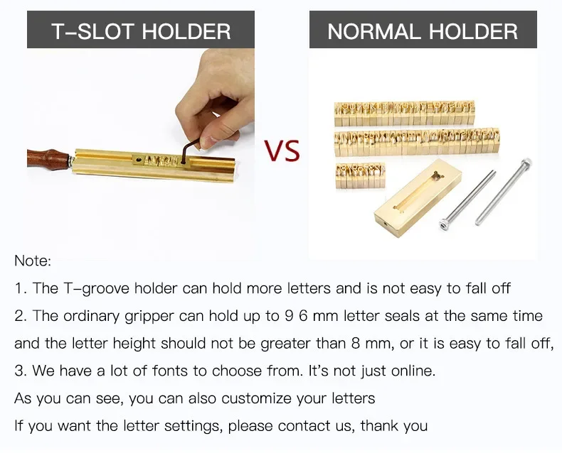 Custom Diy Brass Leather Branding Personalized Hot Foil Stamping ...