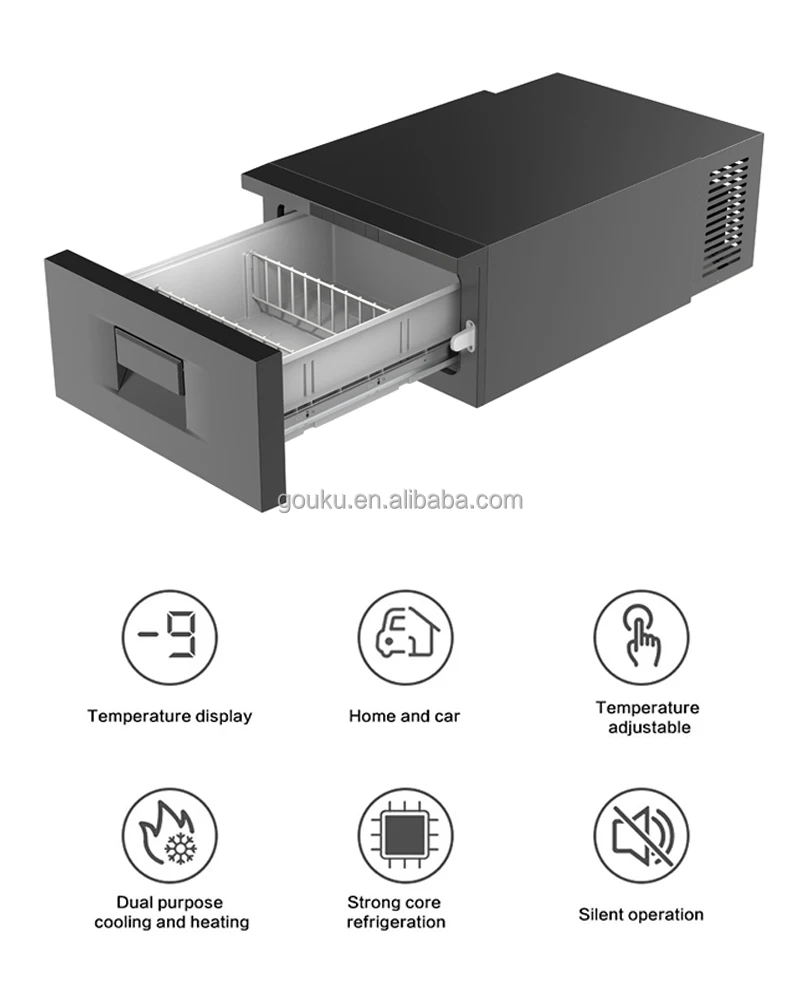 12 Volt Compressor Drawer Fridge 20L - Portable & Efficient